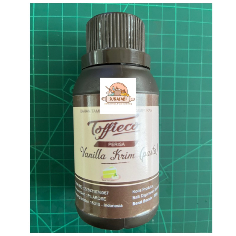 Jual Toffieco Pasta Vanilla Krim 100gr Paste Vanila Creme Perisa ...