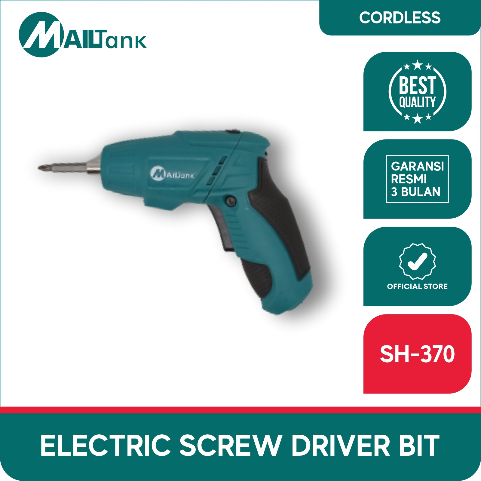 Jual Mailtank Sh370 Mesin Bor Obeng Baterai 2 4v Screwdriver Cordless