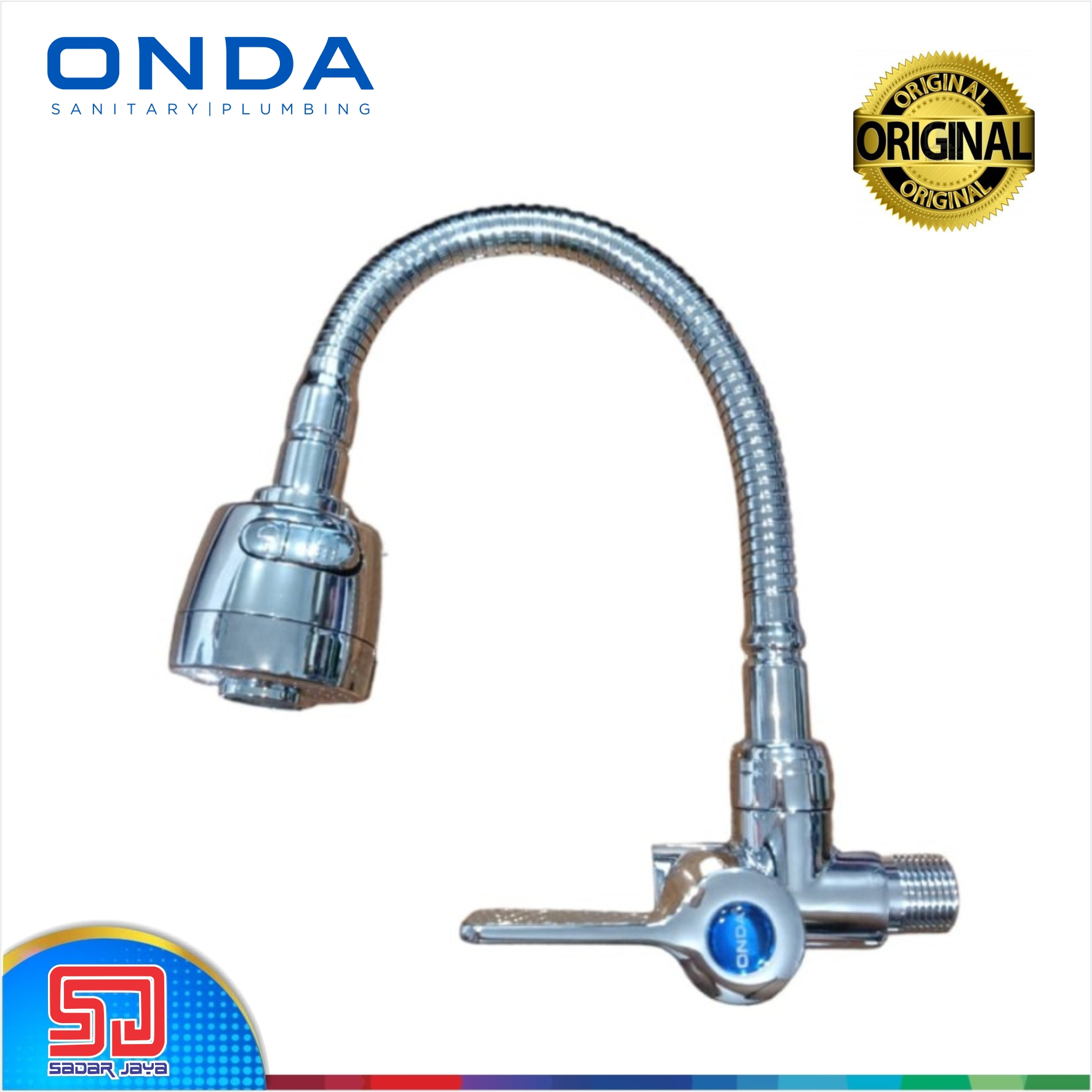 Jual Kran Angsa ONDA V-TUL Keran Tembok Dapur Cuci Piring Wastafel ...
