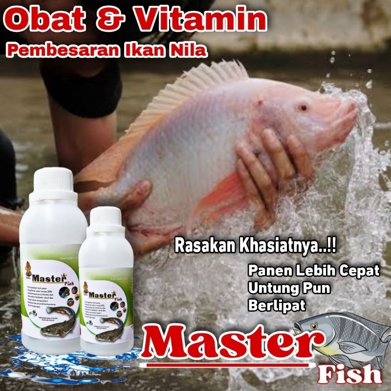Jual PROBIOTIK IKAN NILA MASTER FISH OBAT & VITAMIN PENGGEMUK IKAN NILA BIAR CEPAT PANEN ...