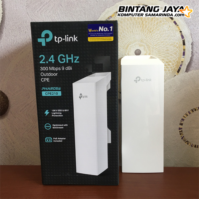 Jual TP-Link 300 Mbps 9 dBi Outdoor CPE Pharos CPE210 | Shopee Indonesia