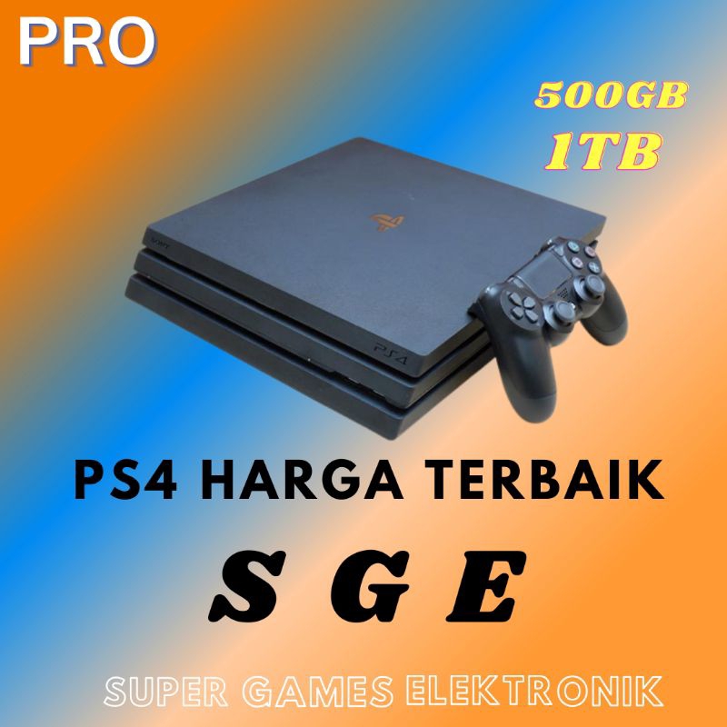 Jual PS4 PRO 1 TB HEN GAME PERMANEN TANPA BERLANGGANAN FULL GAME ...