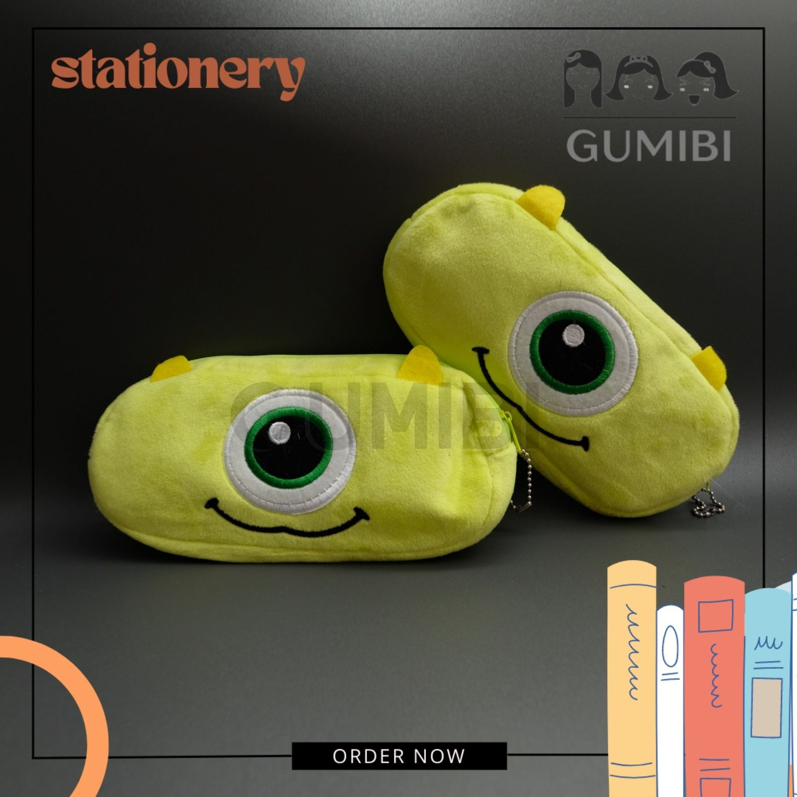 Jual KOTAK PENSIL MIKE MONSTER INC TEMPAT PENSIL KAIN PLUSHY ALIEN ...