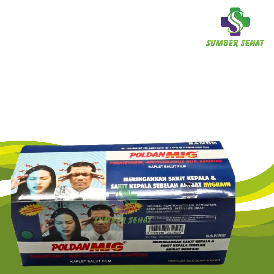 Jual POLDAN MIG TABLET BOX 100 TABLET | Shopee Indonesia