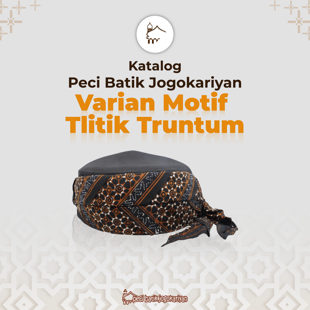 Jual Peci Batik Jogokariyan Motif Tlitik Truntum | Shopee Indonesia