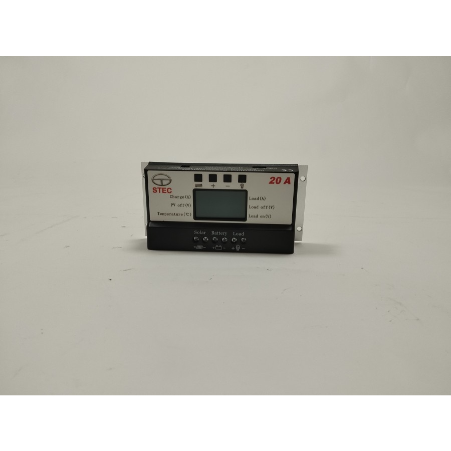 Jual controller 20 A merek stec 12/24v sistem digital SCC 20A PUTIH ...