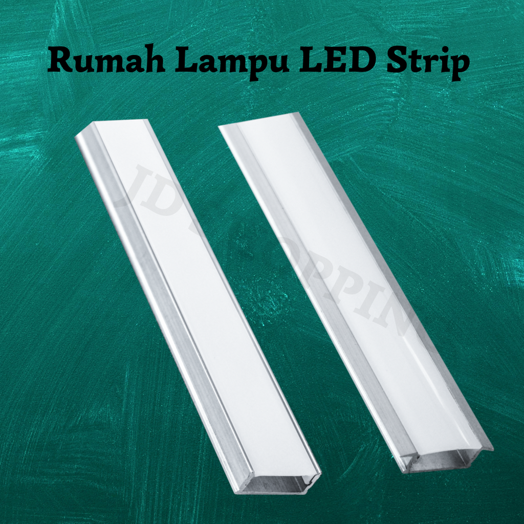Jual List Rel Rumah Lampu Huben Led Strip Alumunium Acrylic Cover ...