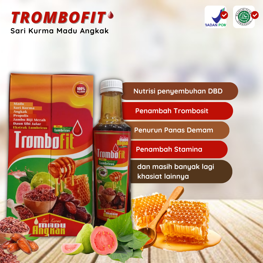 Jual Trombofit Madu Angkak - El Ashfaa Boutique | Shopee Indonesia