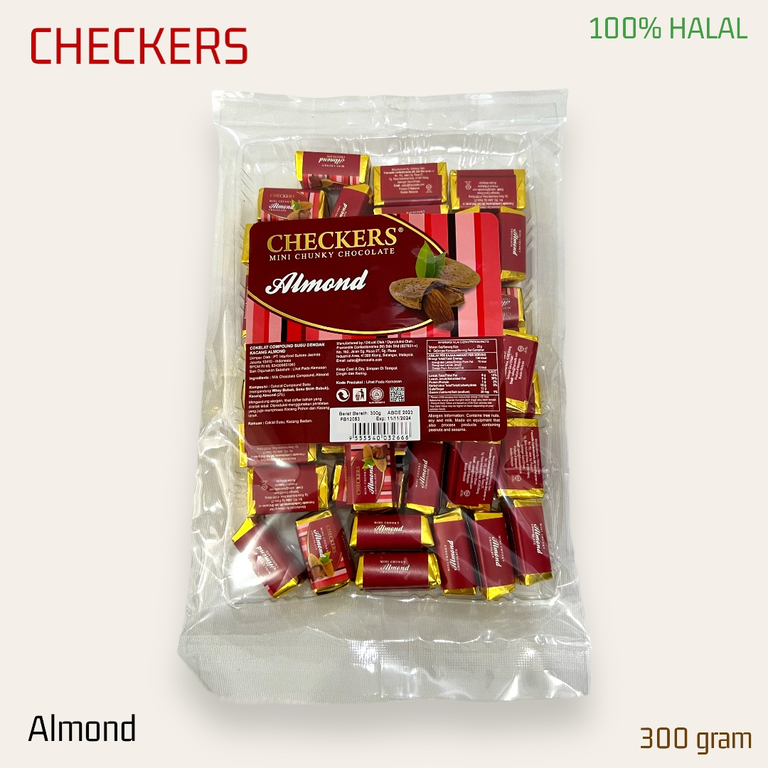 Jual Cokelat CHECKERS Mini Chunky 300g / CHECKERS Chocolate Malaysia ...