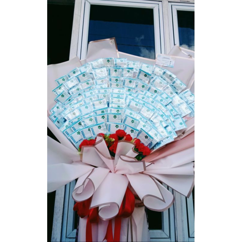 Jual BOUQUET UANG JUMBO/MONEY BOUQUET UANG 100 LEMBAR/MONEY BOUQUET ...