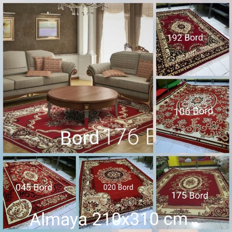 Jual Karpet Permadani Klasik Besar Jumbo Almaya Shafira 210x310 cm ...