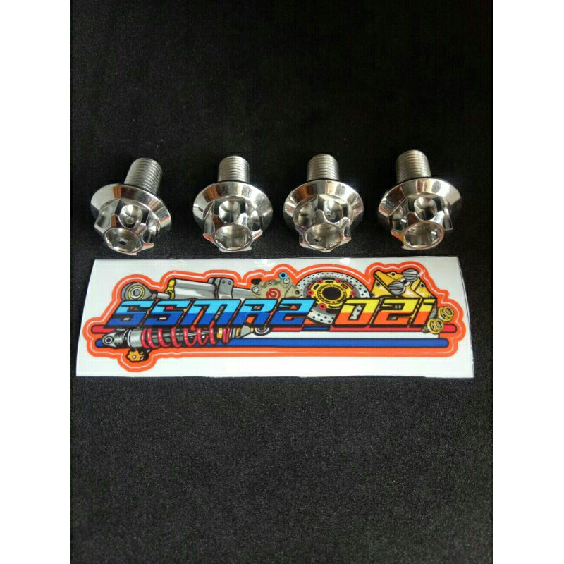 Jual baut model HX (model blimbing )ukuran m10*20(drat 14 panjang 2cm ...