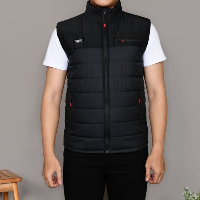 Jual Coffee vest rompi motor parasut pria elegan Rompi lapangan Rompi ...