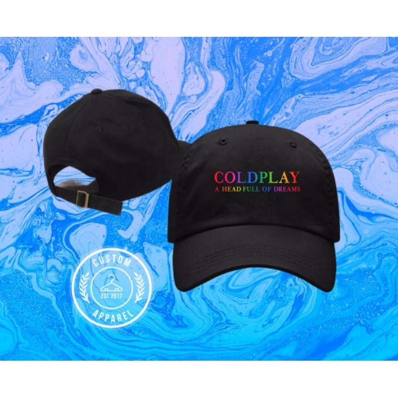 Jual Topi Baseball Cap - Coldplay A Head Full Off Dream | Shopee Indonesia