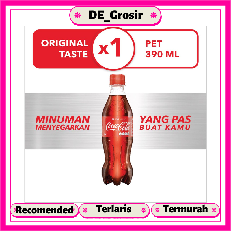 Jual Coca Cola Pet 390ml / Minuman Berkarbonasi 390ml Satuan | Shopee Indonesia