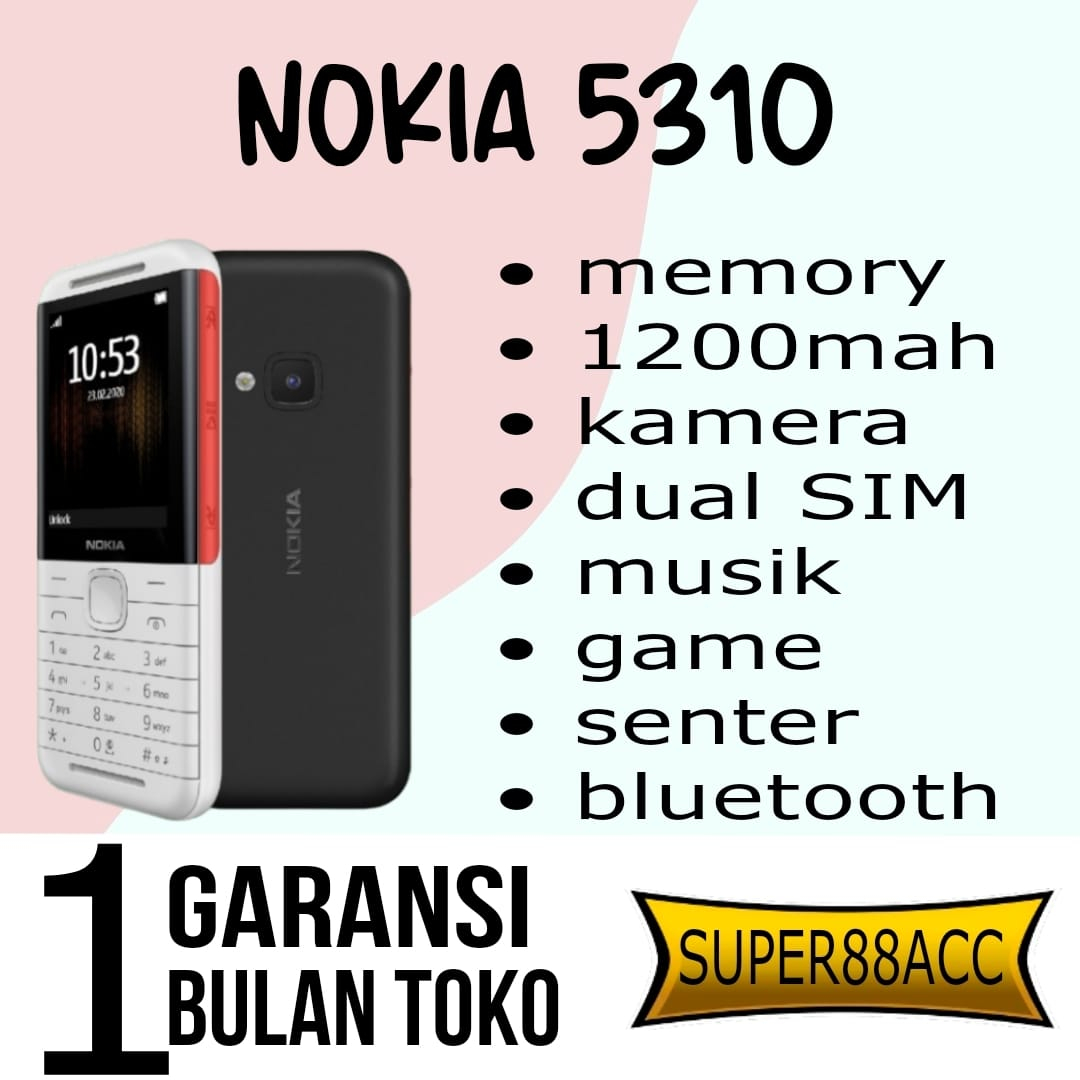 Jual HP NOKIA 5310 XPRESS/MUSIC / NOKIA XPRESS MUSIC BERGARANSI 1 TAHUN ...