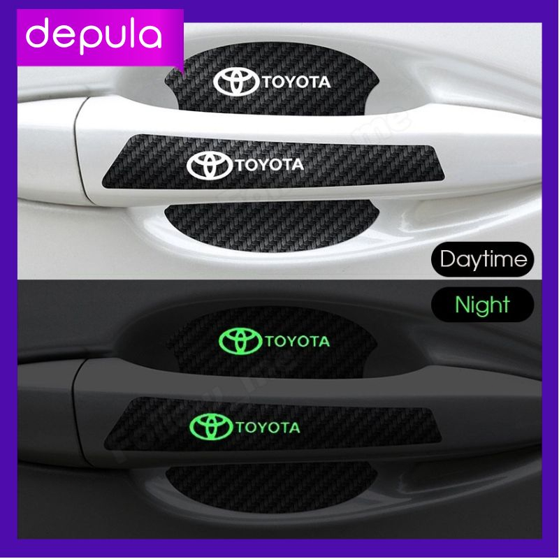 Jual Stiker Gagang Pintu Mobil Anti Gores Stiker Bercahaya Door Bowl ...