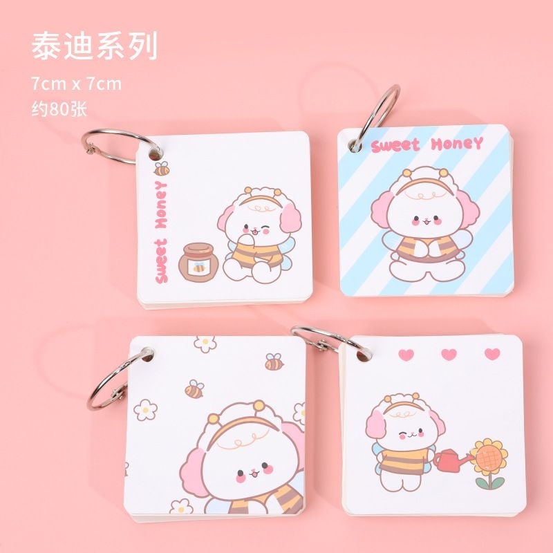 Jual Sticky Note Ring/Buku Mini Ring/Notebook Ring isi 80 lembar ...