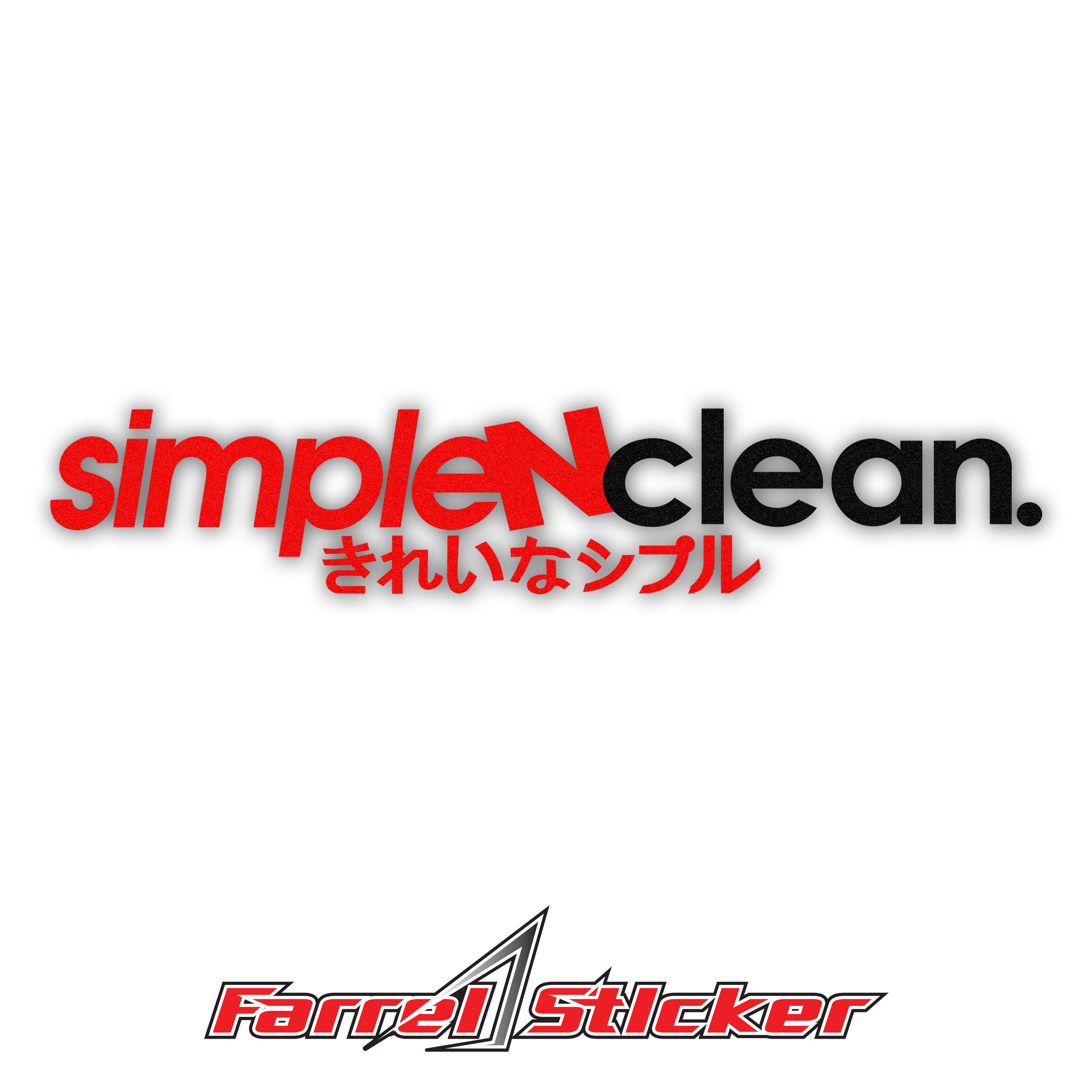 Jual STIKER SIMPLE N CLEAN Sticker Simple & Clean | Shopee Indonesia