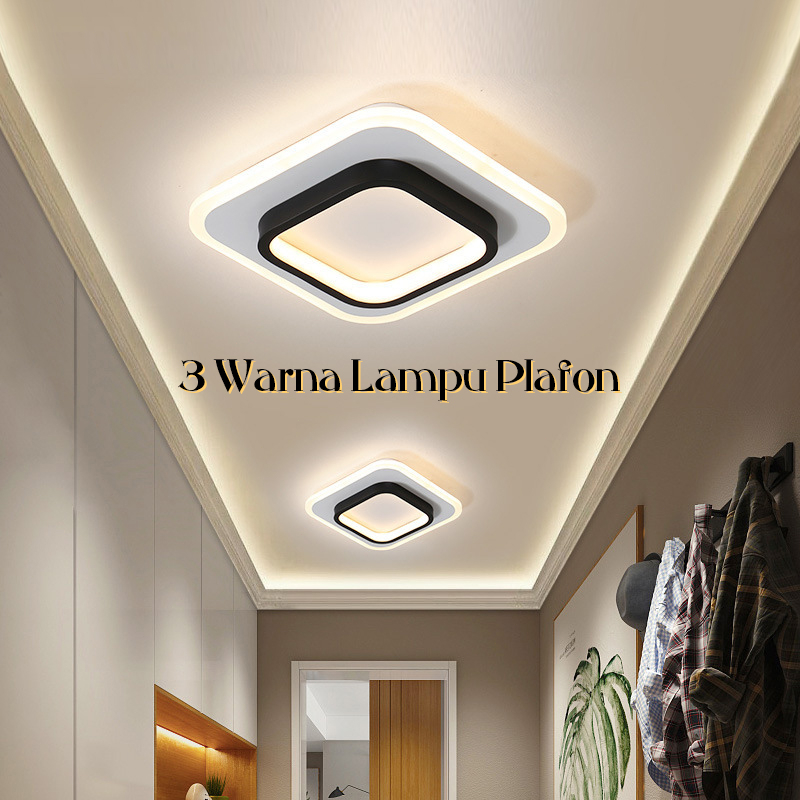 Jual Lampu Plafon 3 Warna LED Ceiling Lamp Sederhana Modern Lorong ...