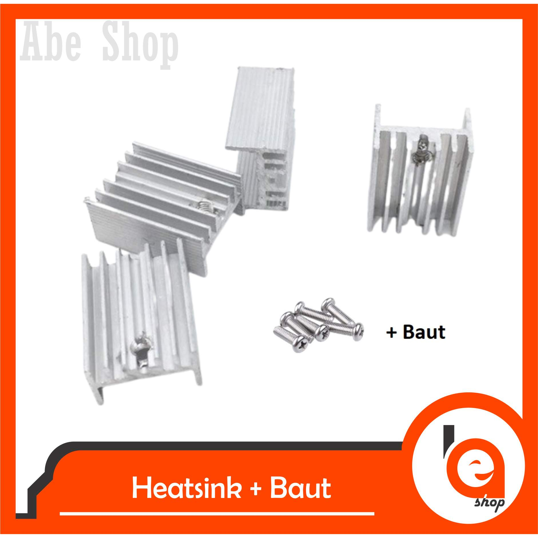 Jual Heatsink Pendingin TO 220 Heat sink IC TR Transistor Auminium ...
