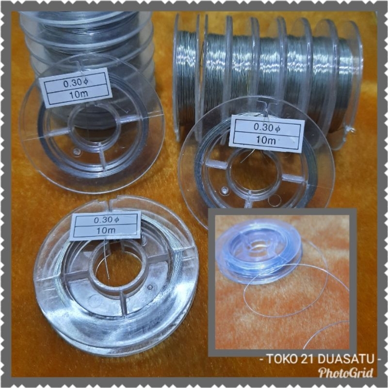 Jual (10 meter) Kawat tembaga cooper wire bros 0,3 mili/kawat rangkai ...