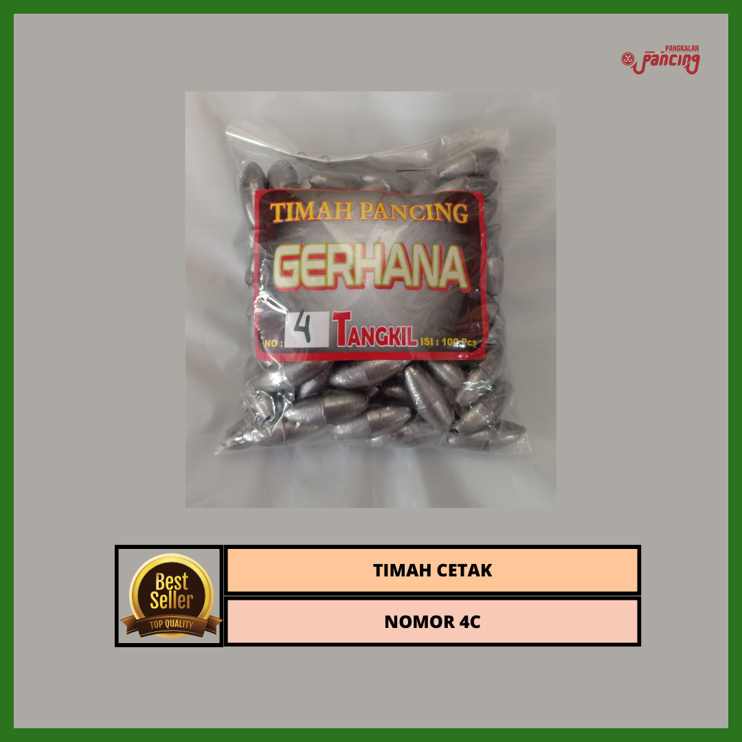 Jual TIMAH CETAK / TIMAH TIMBEL / PEMBERAT PANCINGAN / NOMOR 4C PER ...