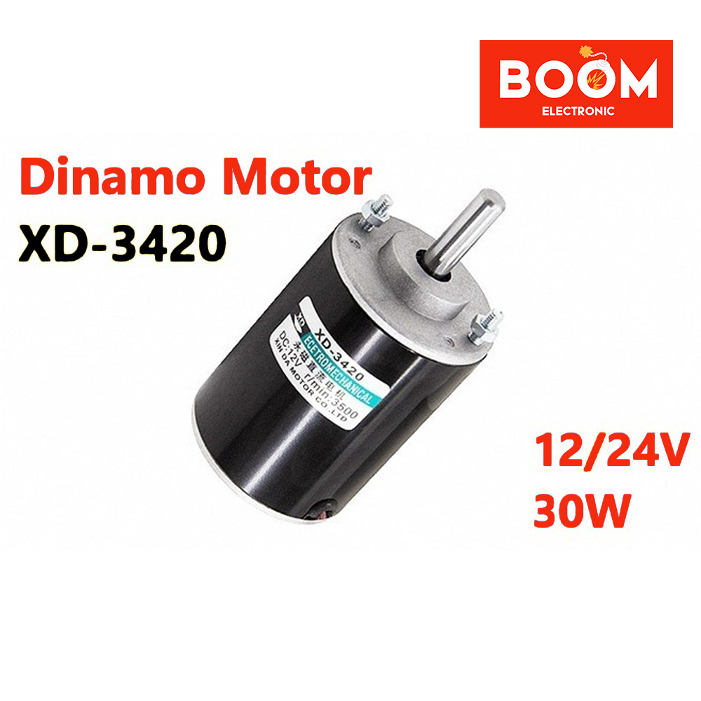 Jual Dinamo Motor XD-3420 DC 12V/24V 30W (8194) | Shopee Indonesia