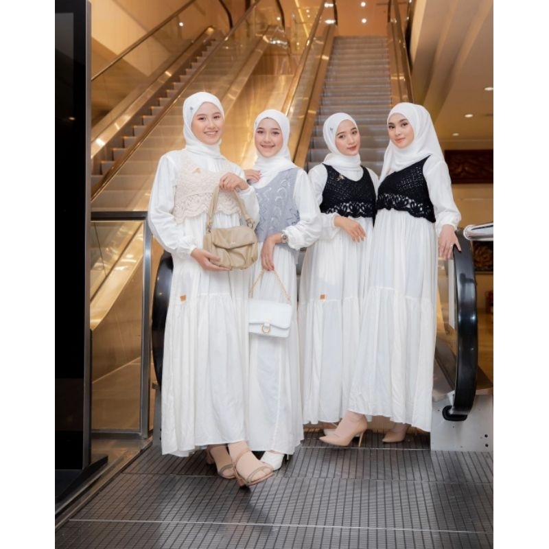 Jual NADINE MIDI DRESS AR RAFI | Shopee Indonesia
