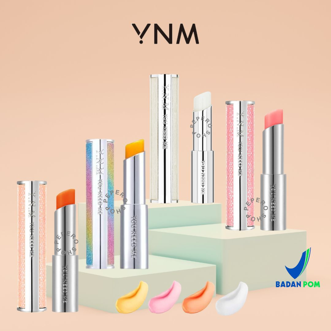 Jual YNM You Need Me Honey Lip Balm - Rainbow | Orange Red | Light Pink | Natural | Shopee Indonesia