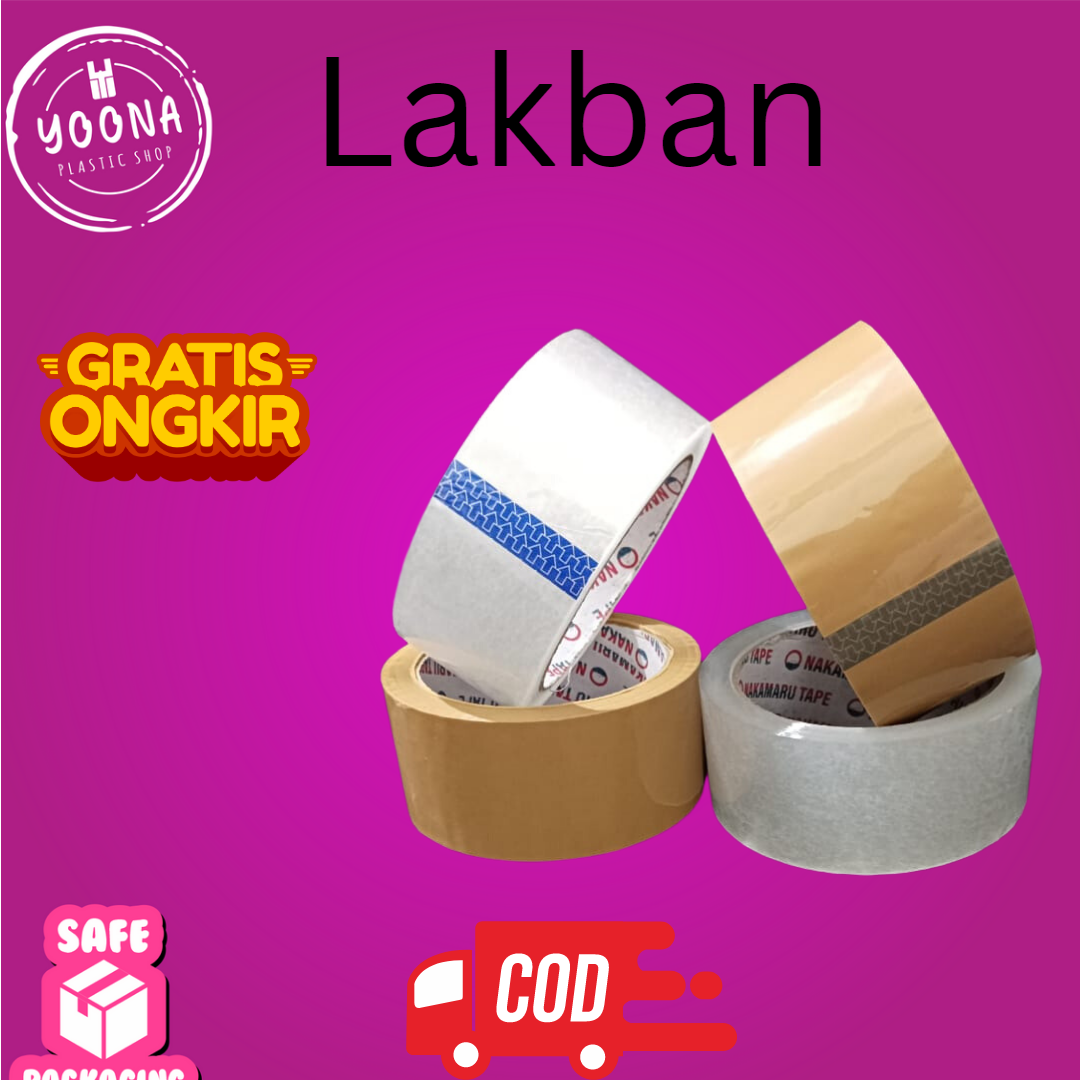 Jual Isolasi | Lakban | Lakban Bening | Lakban Coklat | Isolatip 45mm ...