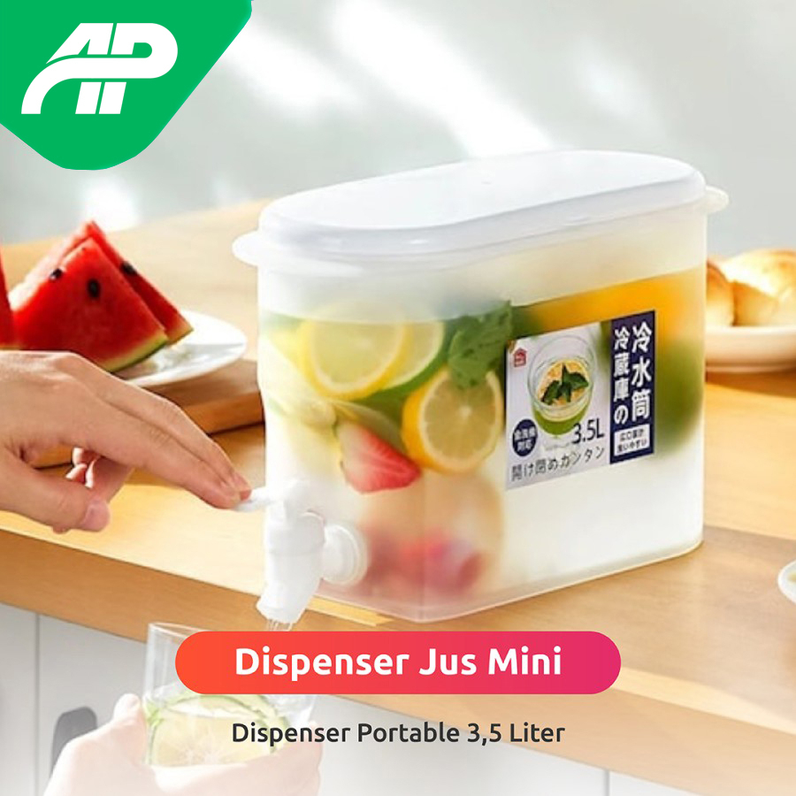 Jual Dispenser Jus Portable 3.5 liter Tempat Air Minum Jus Termos Keran ...