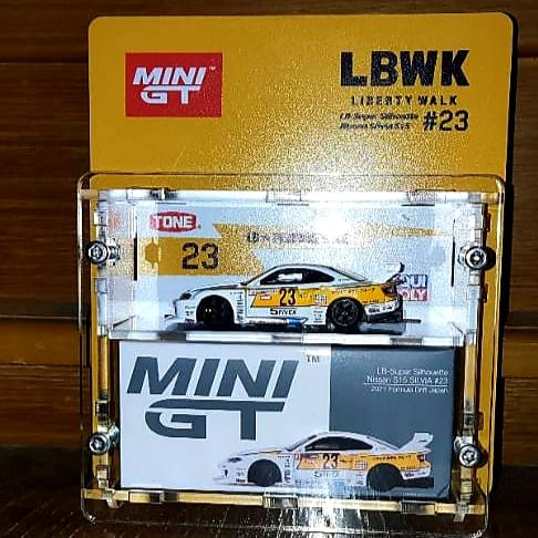 Jual Display Akrilik Minigt Silvia S15 mini GT silvia S15 Rak Akrilik ...