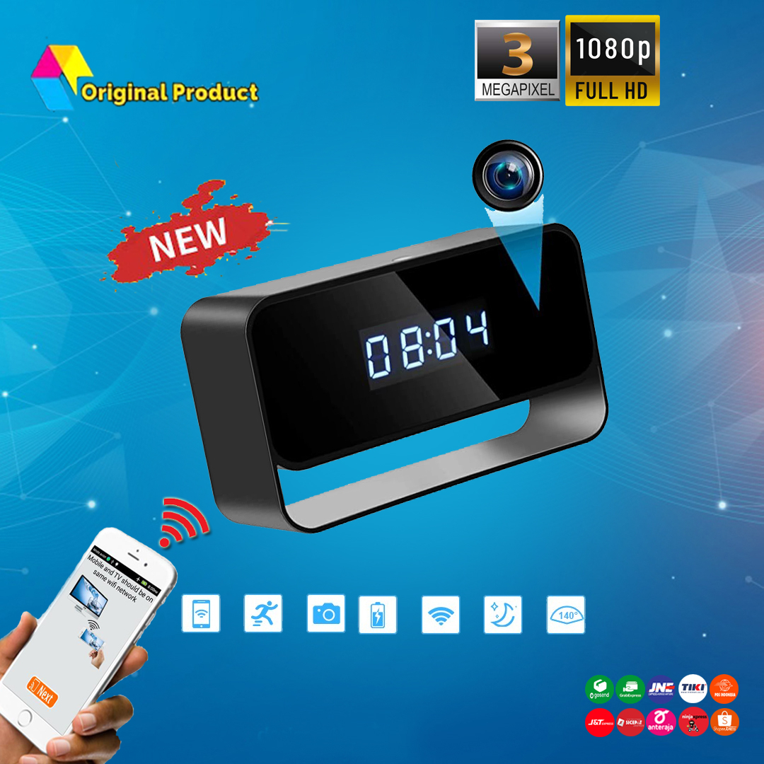 Jual Spycam Jam CCTV Jam sensor Jam Meja Kamera Jam Unik Jam Kamera ...
