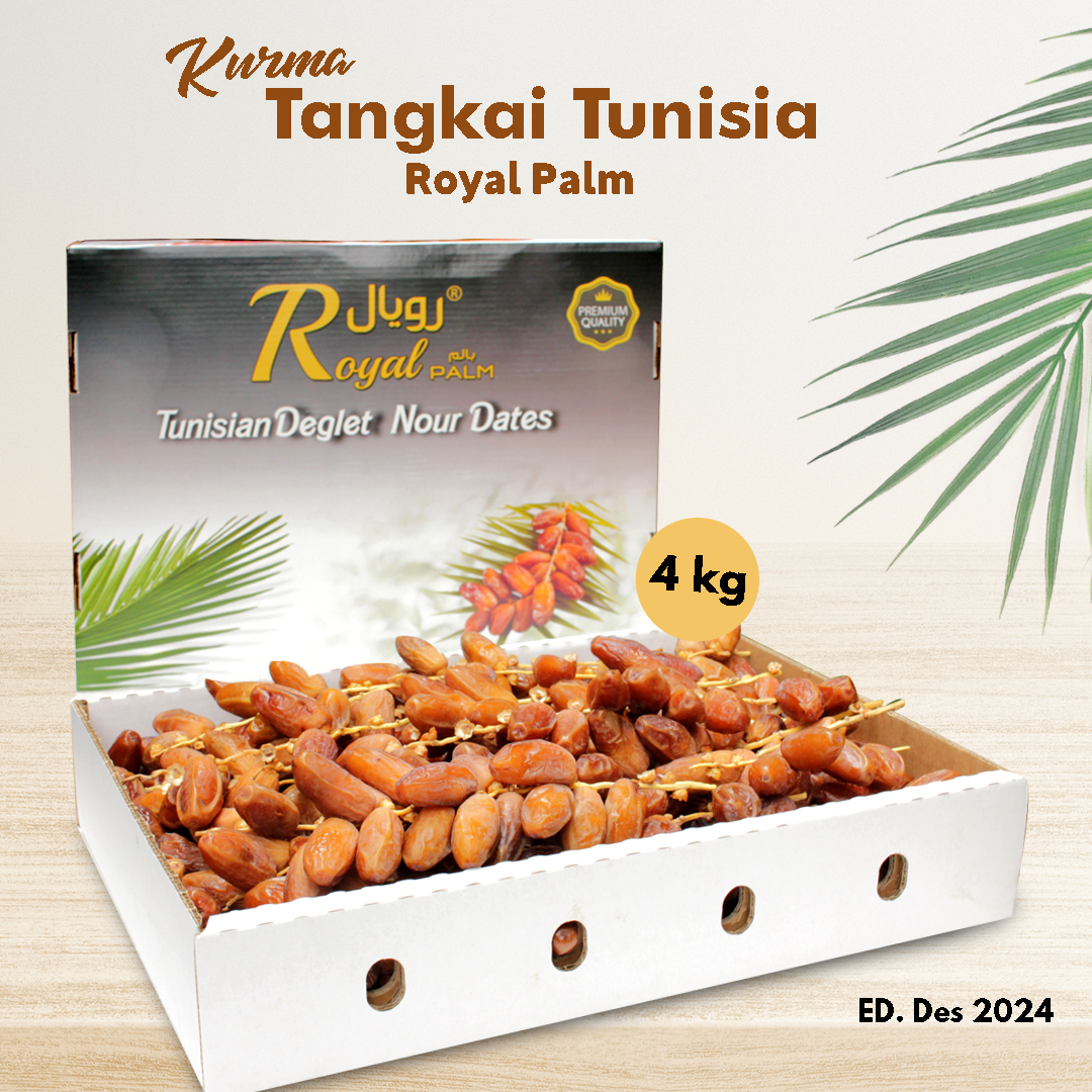 Jual Kurma Tangkai Tunisia Royal Palm 4 kg | Shopee Indonesia