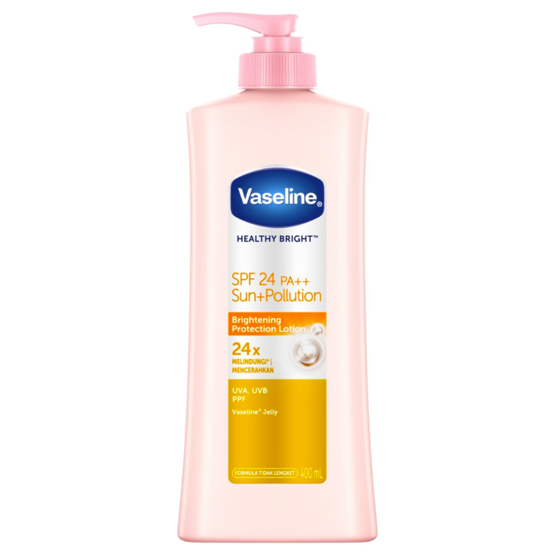 Jual BEAUTY VASELINE Healthy Bright Hand Body Lotion Spf 24 400 Ml / Healthy White / Lotion ...