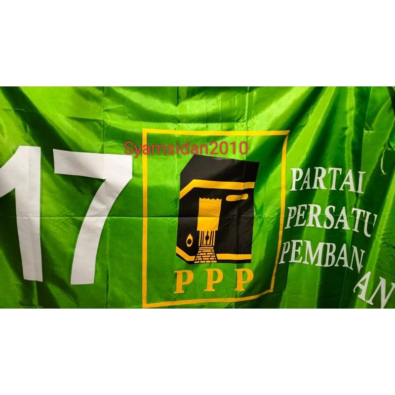 Jual BENDERA PARTAI PPP ukuran 2x3 meter | Shopee Indonesia