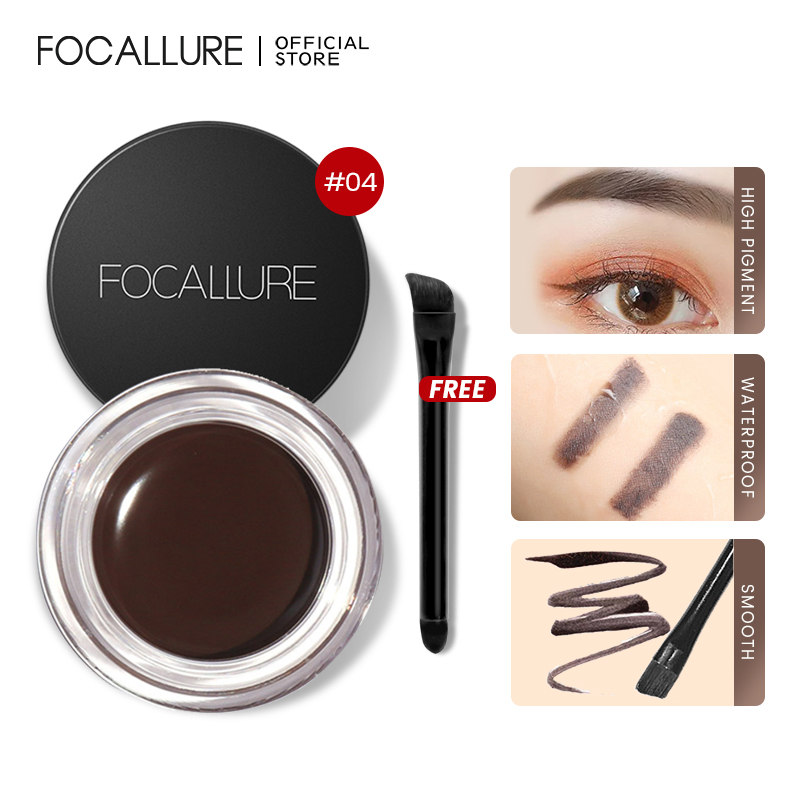 Jual FOCALLURE Waterproof Eyebrow Gel Alis Cream Pensil Alis Sikat Alis ...