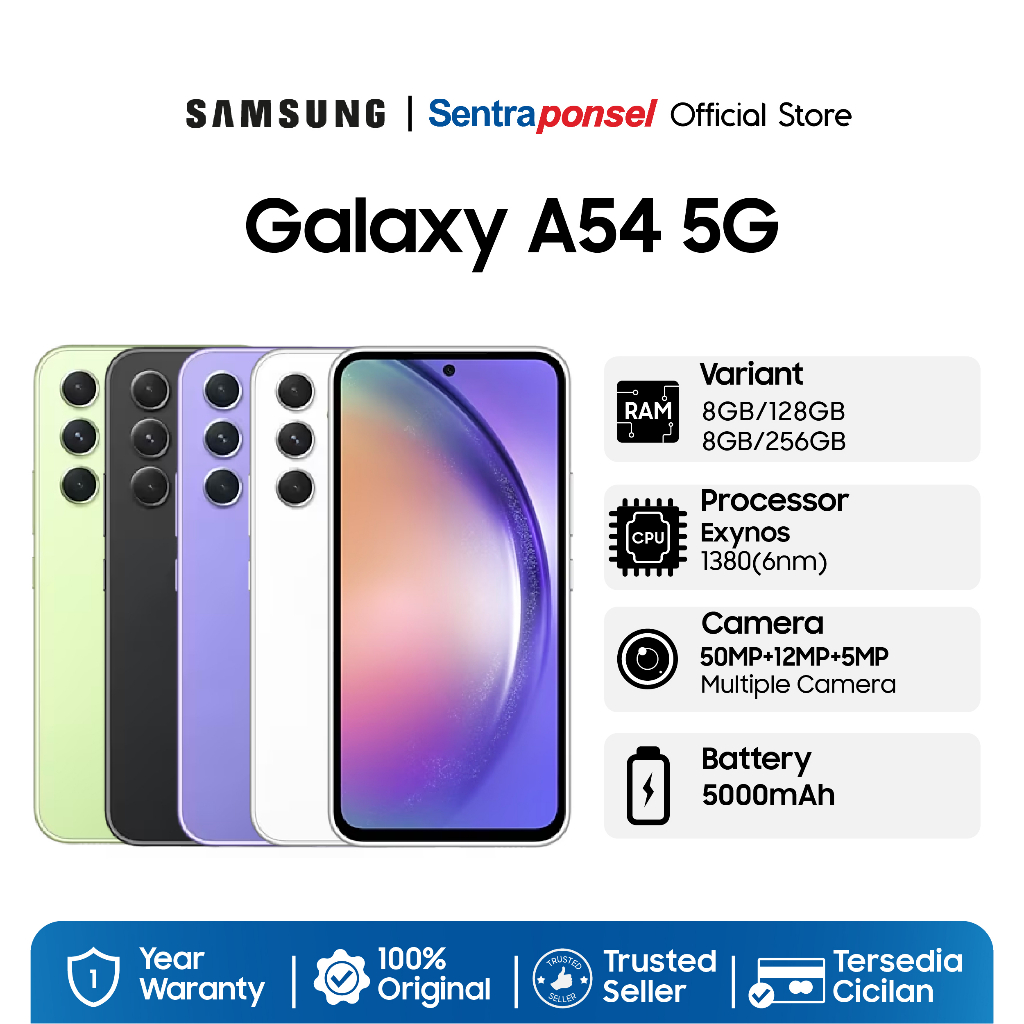 Jual Handphone Samsung Galaxy A54 5G NFC | Shopee Indonesia