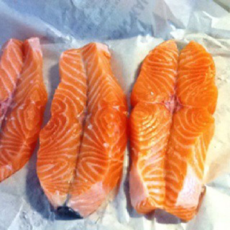 Jual SALMON STEAK FROZEN 500gr / FROZEN FOOD SEAFOOD / D FROZEN FOOD ...