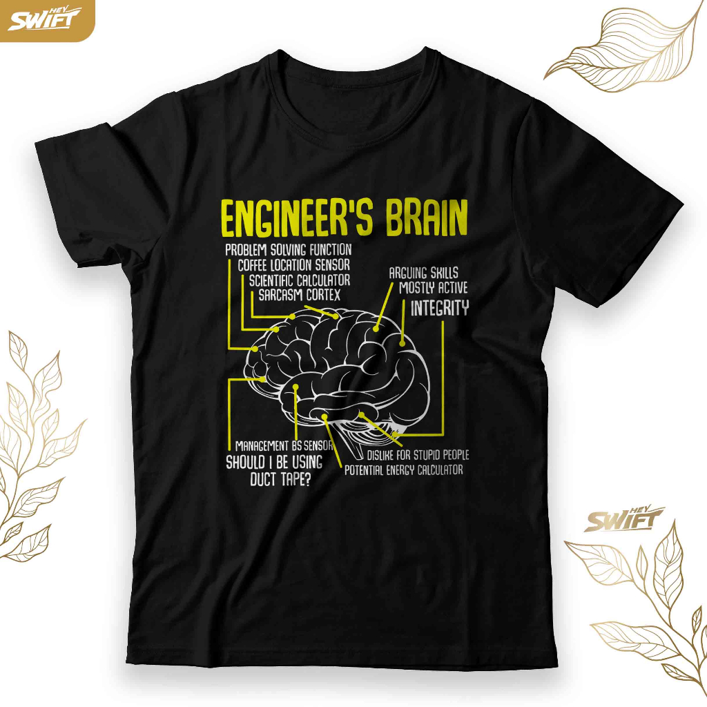 Jual KAOS Engineer's Brain Funny Engineering TSHIRT BAJU DISTRO | Shopee Indonesia