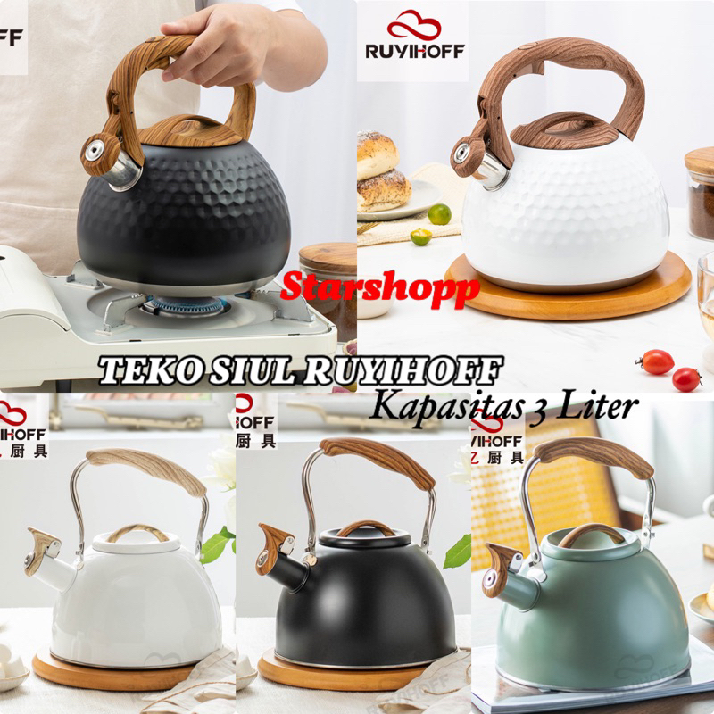 Jual Teko Siul Air Panas 3 Liter Korean Kettle Ceret Ketel Air ...