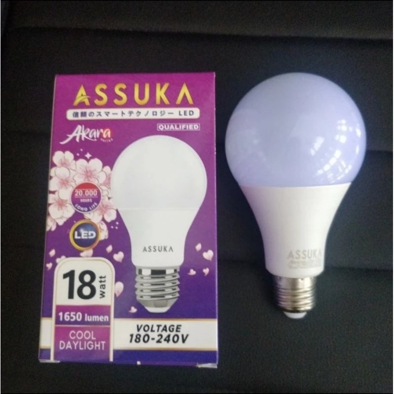 Jual Lampu LED Bohlam ASSUKA AKARA 18 Watt Termurah Garansi 1 Tahun | Shopee Indonesia
