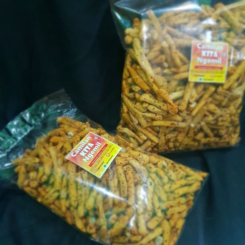 Jual BASRENG Termurah 1 kg - Basreng Pedas cabe rasa daun jeruk JedePe ...