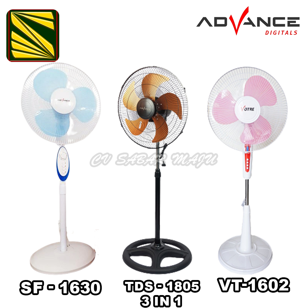 Jual Advance Kipas Angin Berdiri SF-1630 & TDS 1805 Stand Fan3 IN 1 ...