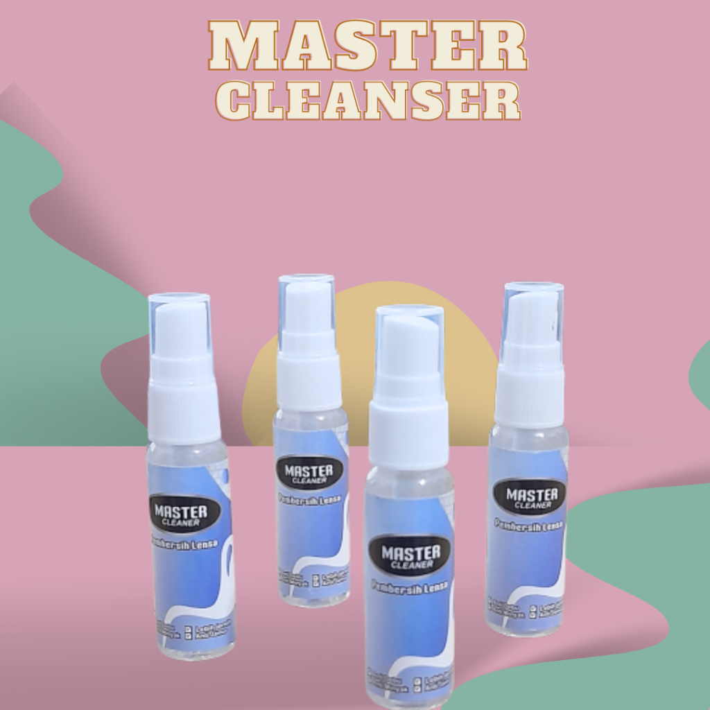 Jual [ 4 BTL ] SEMPROTAN PEMBERSIH KACAMATA MASTER CLEAN 30ML [ 1 PAKET = 4 BTL ] | Shopee Indonesia