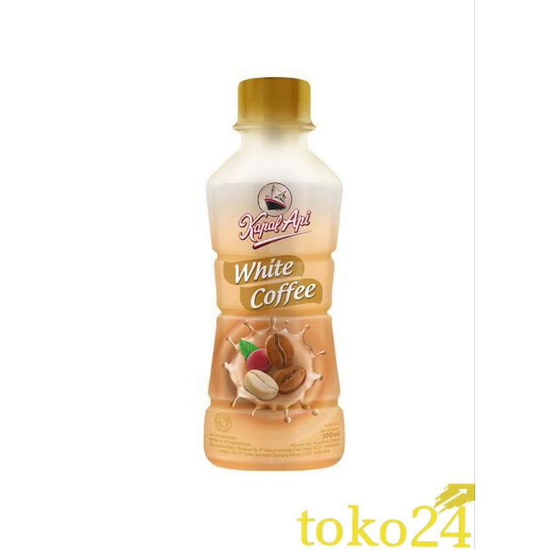 Jual Kapal Api White Coffee Botol 200 ml | Shopee Indonesia