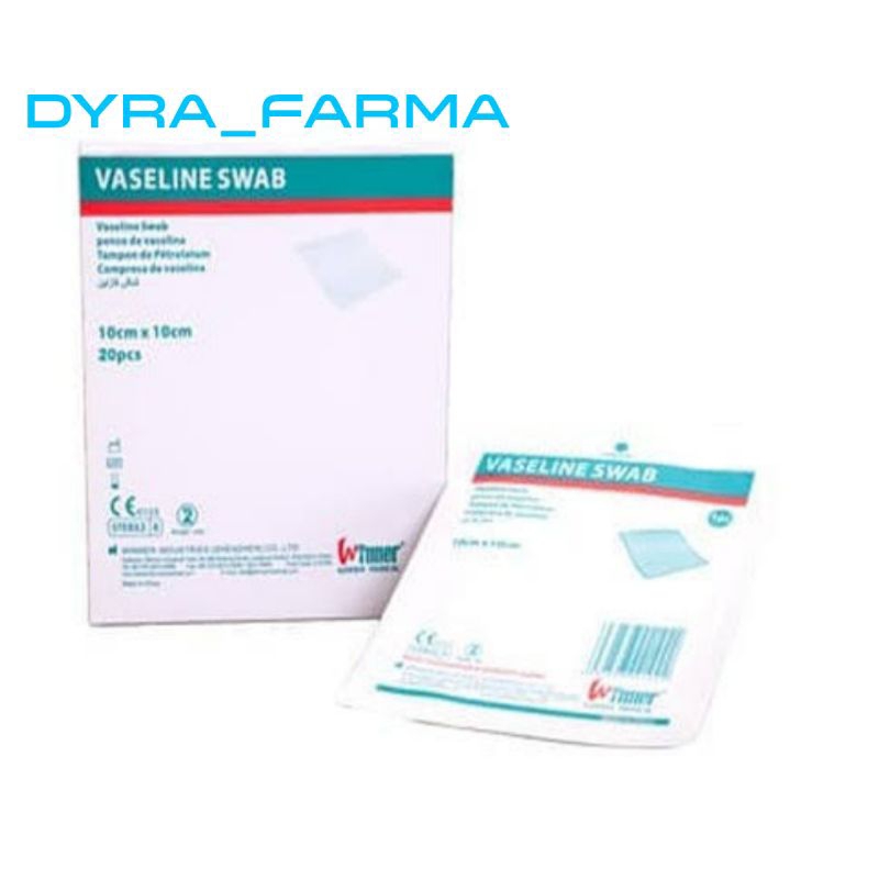 Jual Vaseline Swab 10cm x 10cm Winner/ Supratul Vaseline Swab 10x10 cm ...