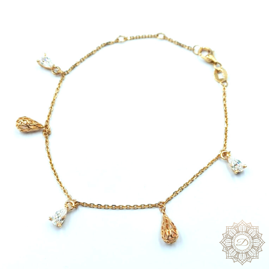 Jual Gelang Emas Asli SDW Gold (Dropcage Collection) Kadar 755/18K ...