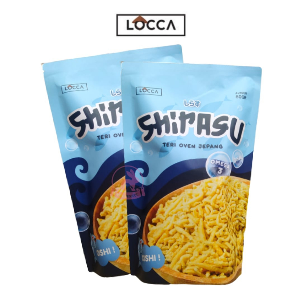 Jual 12+ LOCCA SHIRASU TERI OVEN JEPANG 80G/ TERI KEJU /SNACK TERI ...
